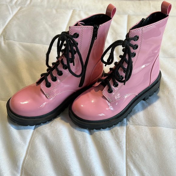 Soda | Shoes | Bubble Gum Pink Combat Boots Perfect Condition Never ...